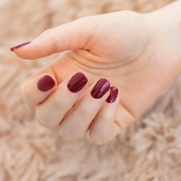 Color Street | Makeup | Retired Color Street London Calling Dark Red ...